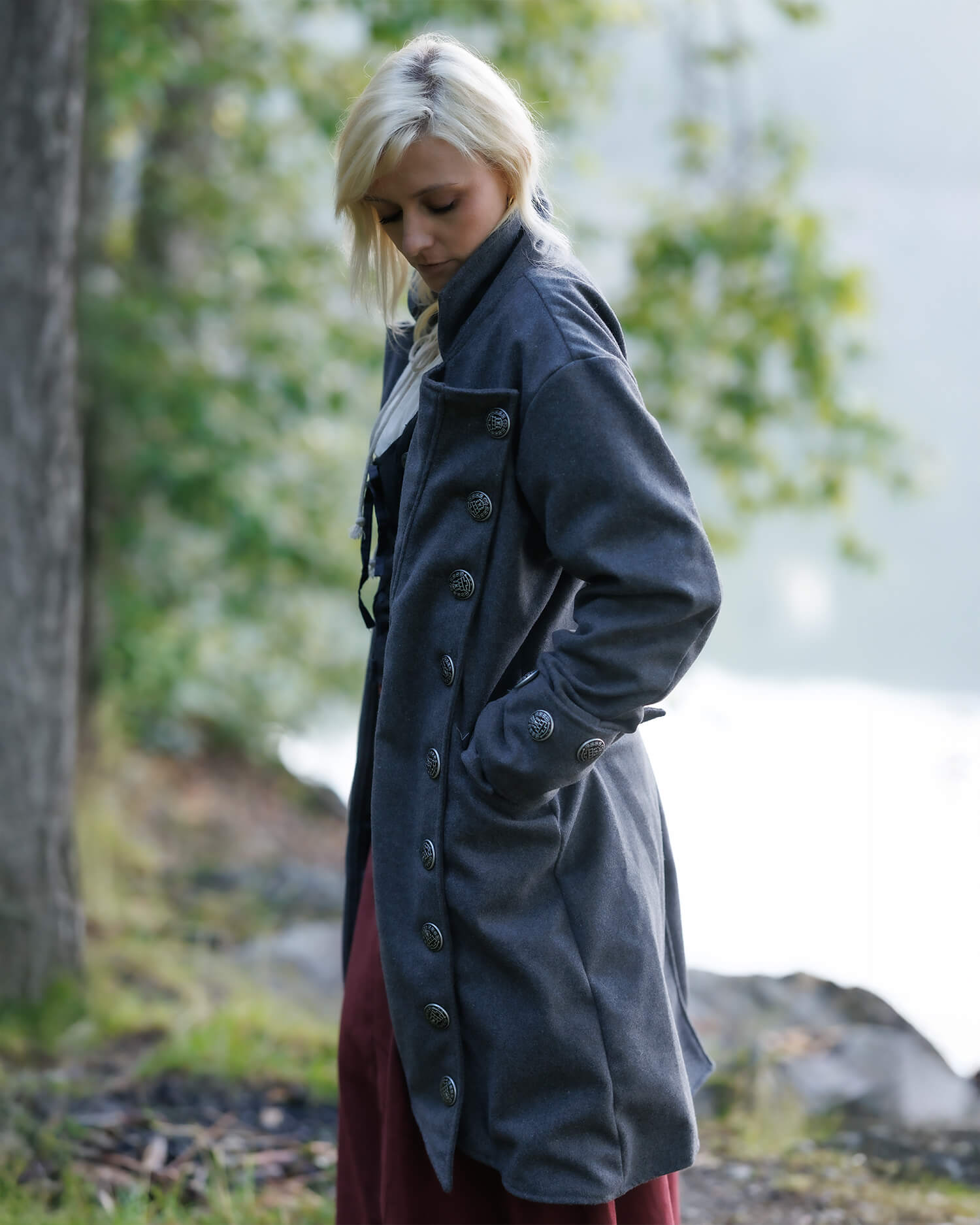 Captain Chad Buccaneer Coat - Wool | Medieval Clothing Australia