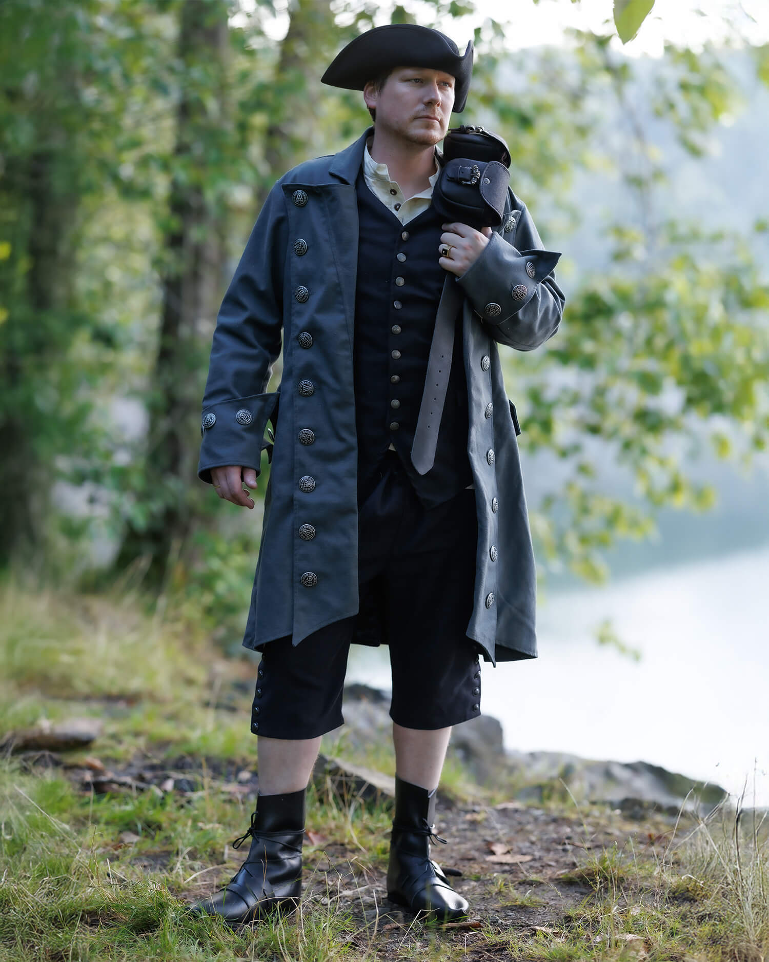 Captain Chad Buccaneer Coat - Cotton | Medieval Clothing Australia