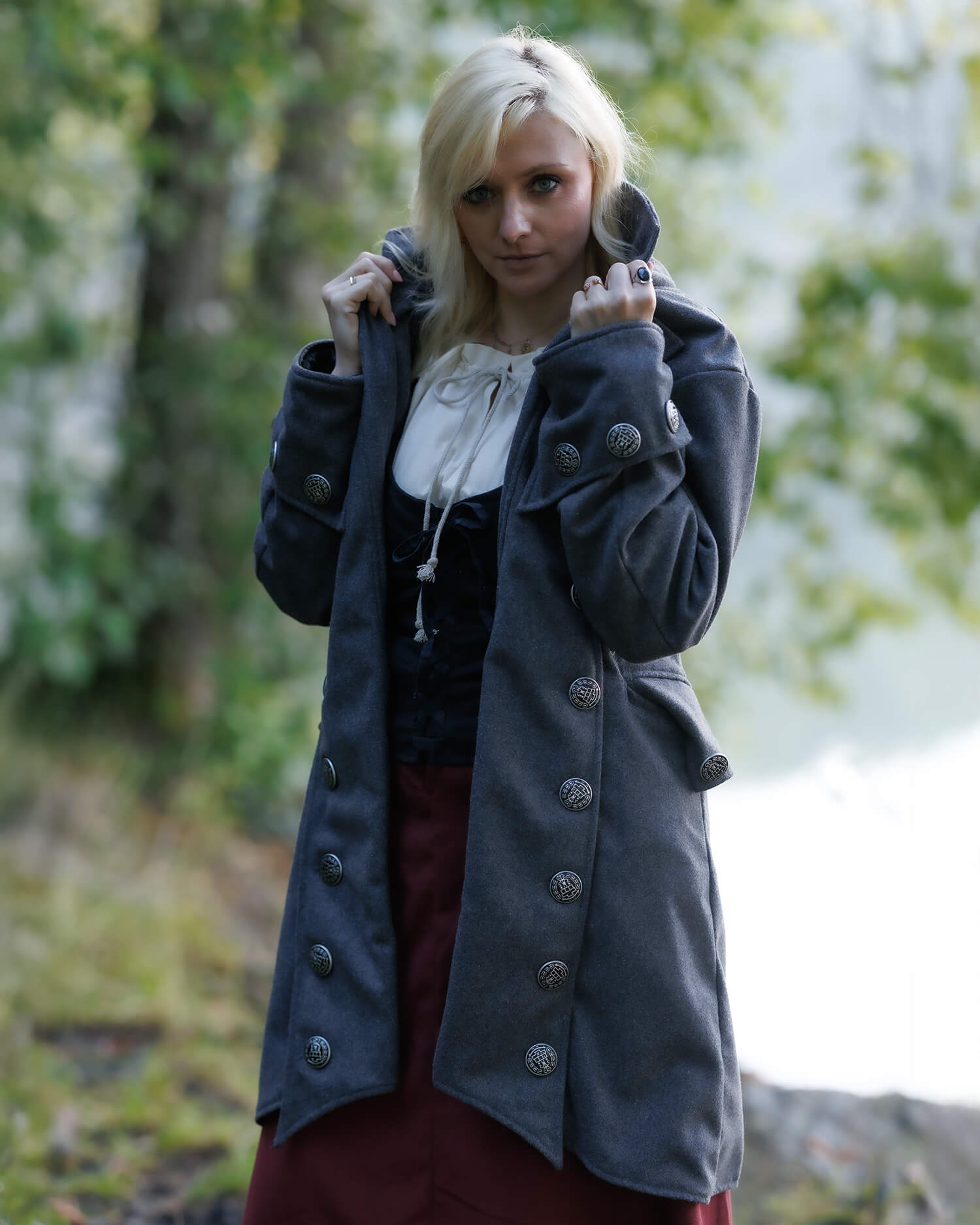 Captain Chad Buccaneer Coat - Wool | Medieval Clothing Australia